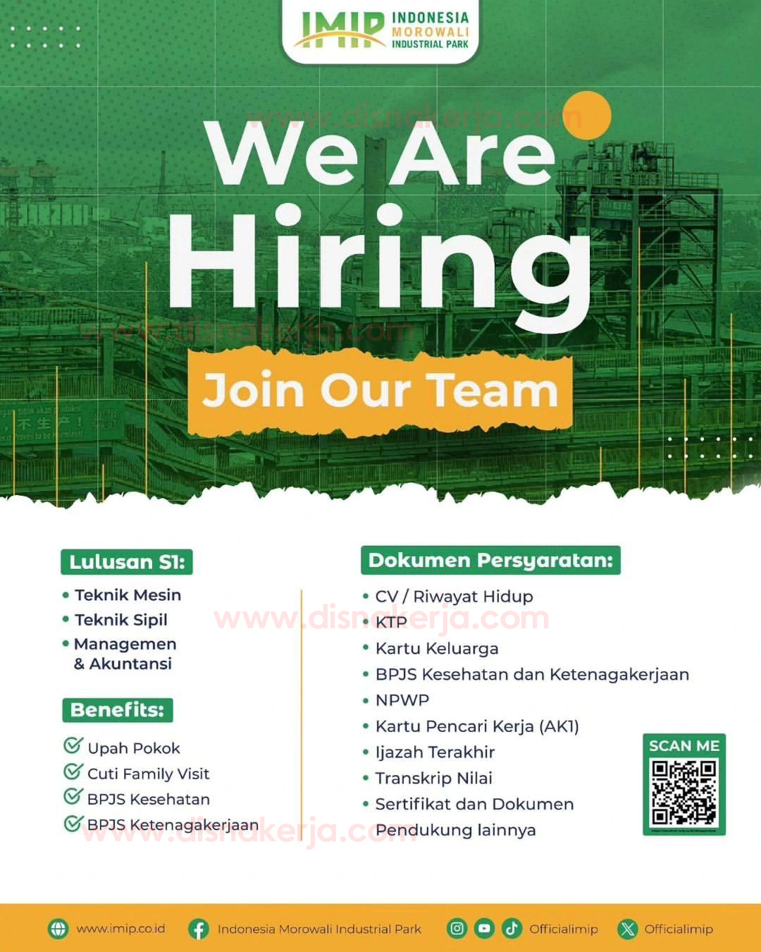 Lowongan Kerja PT Indonesia Morowali Industrial Park (IMIP ...